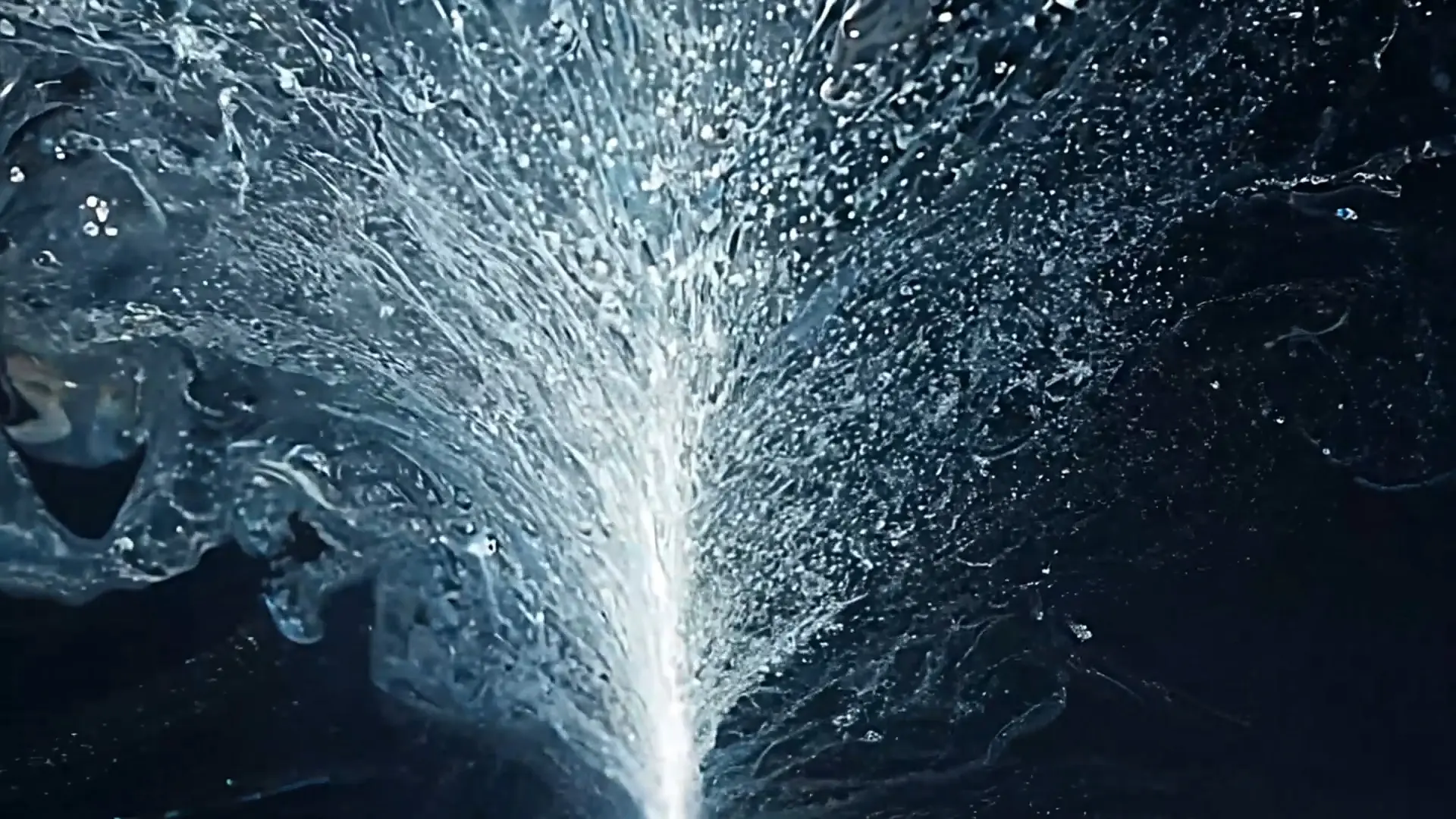 High-Pressure Water Burst Overlay | Videos